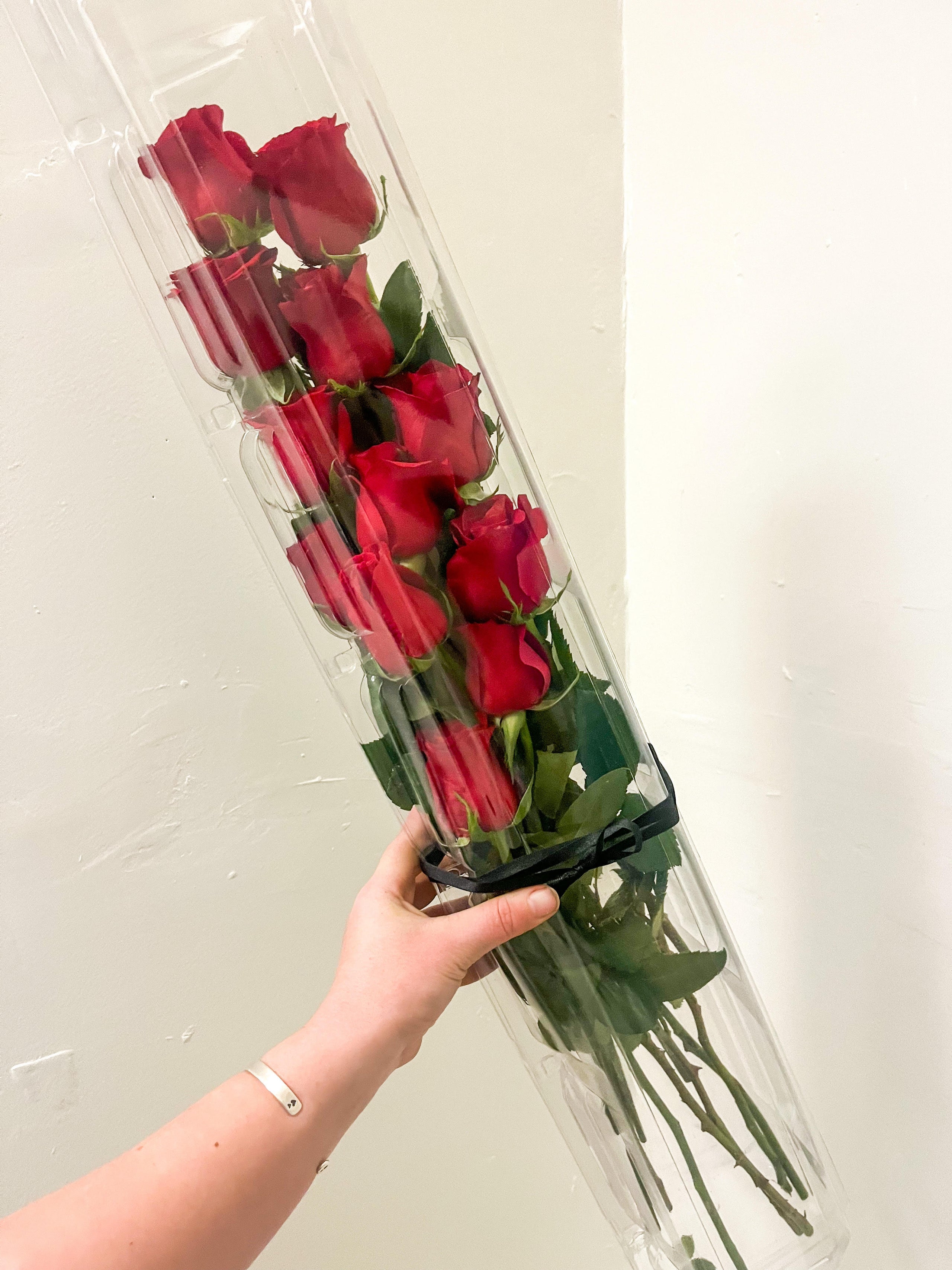 Dozen Roses in a Box | Rhodesia Flower